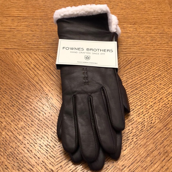 Fownes Brothers | Accessories | Fownes Brothers Brown Leather Gloves ...